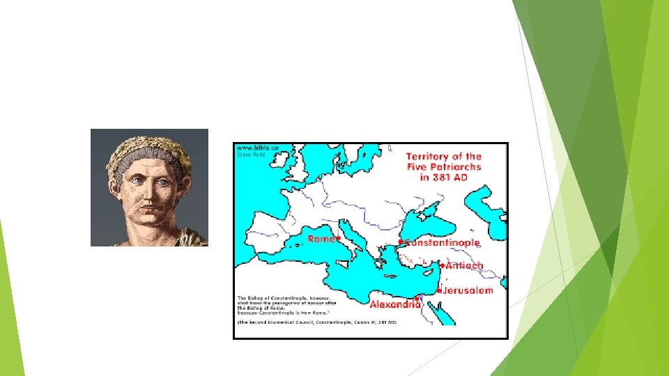 The Byzantine Empire Constantine In 330 he made