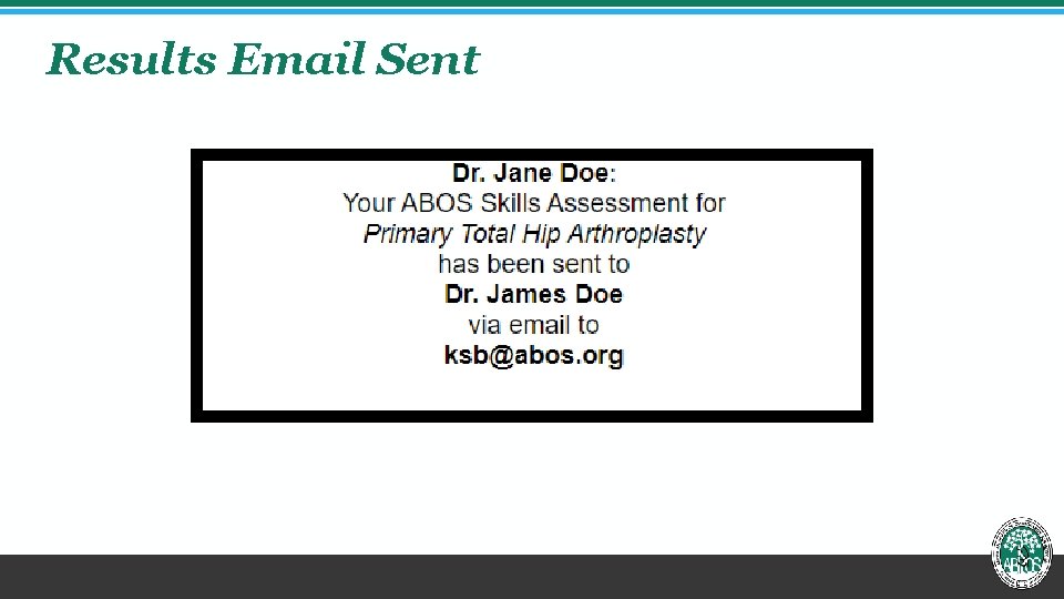 ABOS Knowledge Skills and Behavior Program ABOS KSB