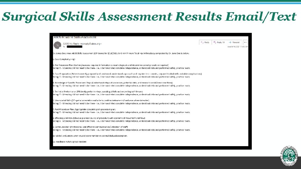 ABOS Knowledge Skills and Behavior Program ABOS KSB