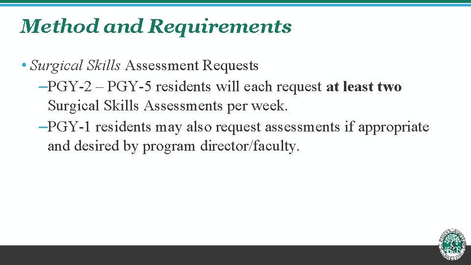 ABOS Knowledge Skills and Behavior Program ABOS KSB