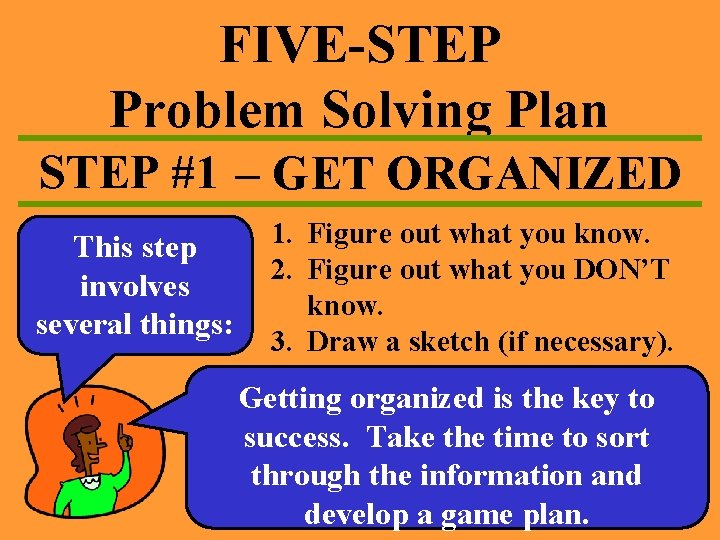 ALGEBRA I Unit 1 Section 2 Translating Problems