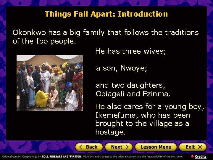 Things Fall Apart Chinua Achebe Introduction Background Discussion