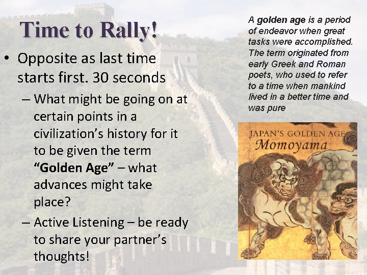 The Classical Civilizations 600 BCE 600 CE Overview