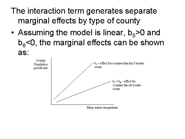 Interacting a dummy variable with a continuous variable