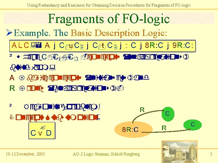 Using Redundancy and Basicness for Obtaining Decision Procedures