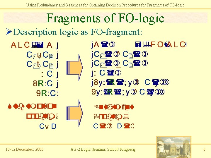 Using Redundancy and Basicness for Obtaining Decision Procedures