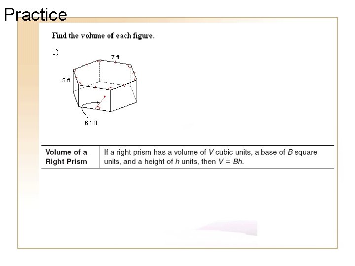 11 5 Volume of Prisms Cylinders Geometry Objectives