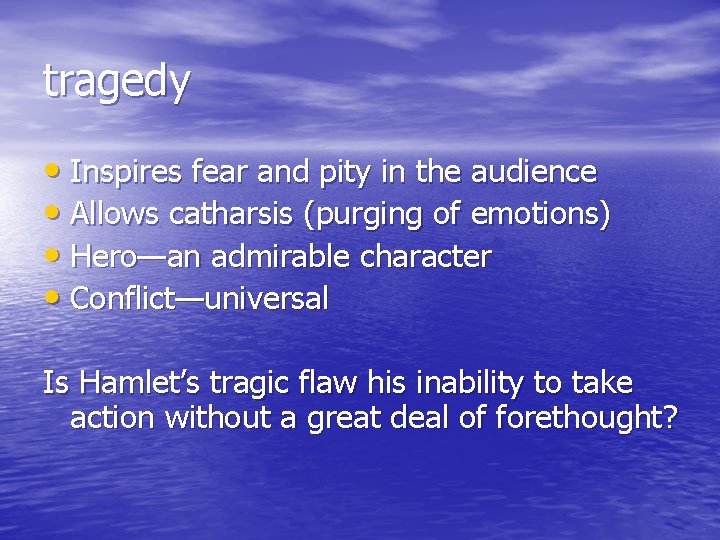 The Tragedy of Hamlet By William Shakespeare tragedy