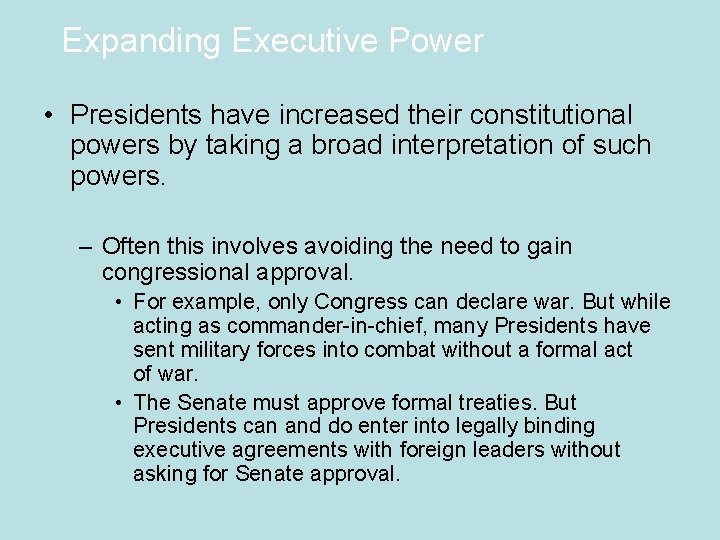 Chapter 6 The Constitution Section 3 Objectives 1