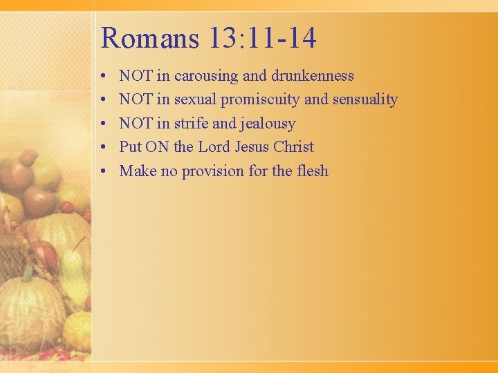 Romans Part IV Lesson 5 Romans 13 Subjection