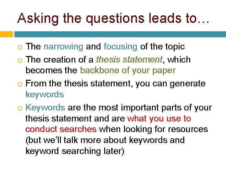 BASIC RESEARCH SKILLS Presented by the ULM Library