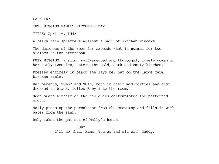 Playwriting The Basics What is a play v