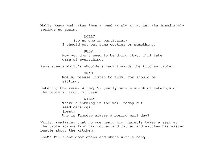 Playwriting The Basics What is a play v