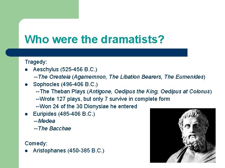 Introduction to Greek Drama Fun Facts About Greek