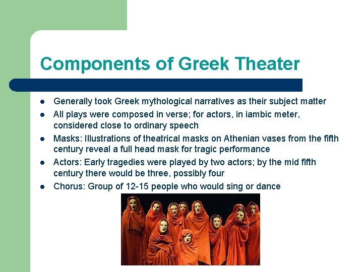 Introduction to Greek Drama Fun Facts About Greek