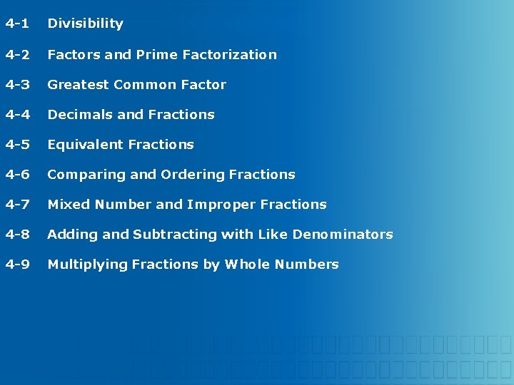 Chapter 1 Number Toolbox Chapter 2 Introduction to