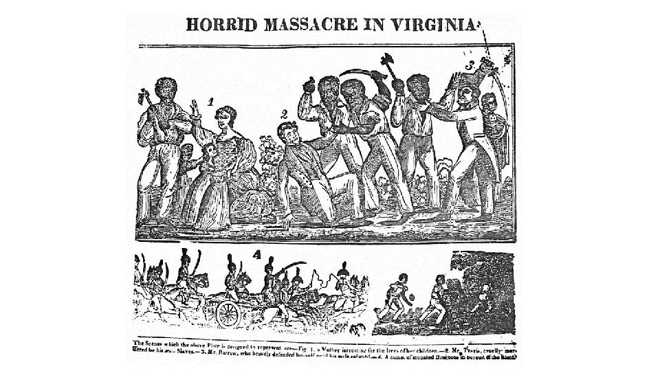 Slavery Rebellions Timeline 1831 1862 Nat Turners Revolt