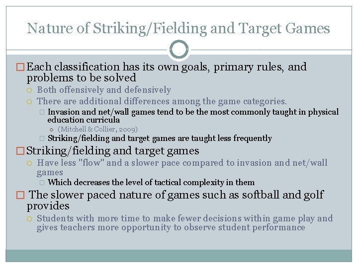 Frameworks for Diagnosing Student Performance Problems in StrikingFielding