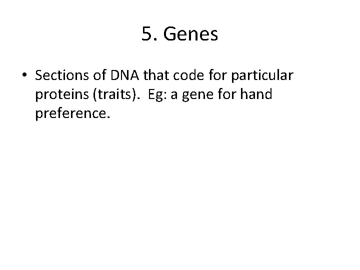 Mendelian Genetics Vocabulary 1 Mitosis Cell division process