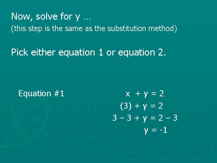 Solving Linear Systems Elimination Method Using Algebra Tiles