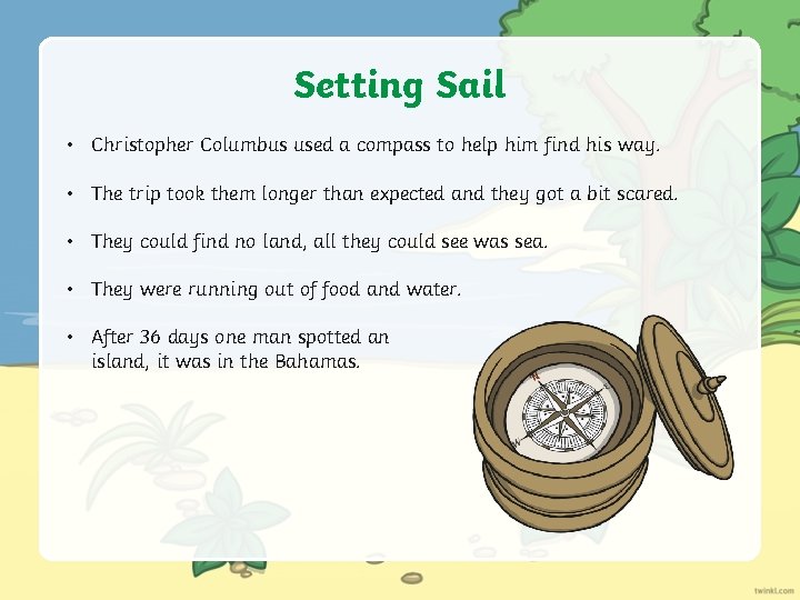 Aim To know about Christopher Columbus Success Criteria
