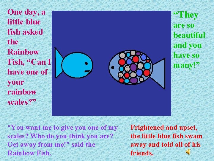 The Rainbow Fish by Marcus Pfister Power Point