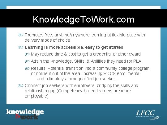 A Tool For Free Job Training Eric Simons