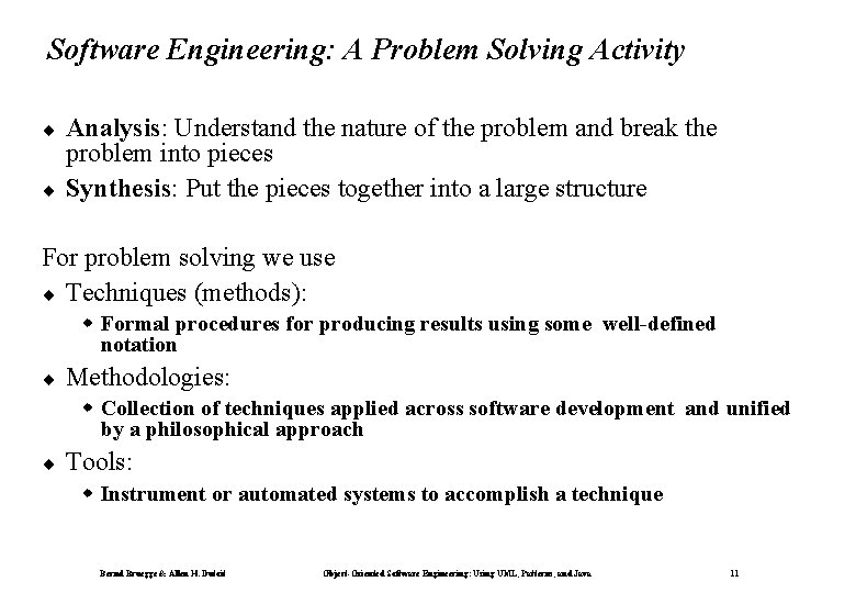 Using Uml Patterns And Java Objectoriented Software Engineering