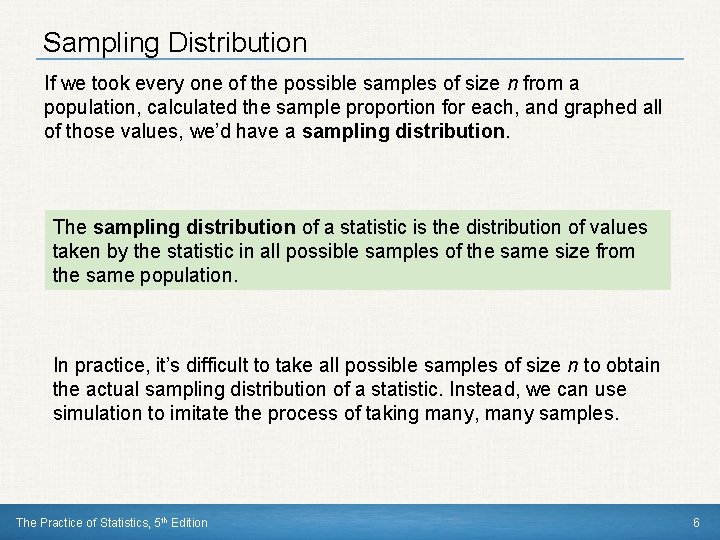 CHAPTER 7 Sampling Distributions 7 1 What Is
