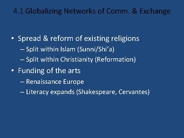 Unit 4 Early Modern Period 1450 1750 Tabs