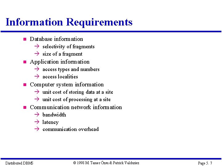 Outline Introduction Background Distributed DBMS Architecture ... Outline Introduction Background Distributed DBMS Architecture ...