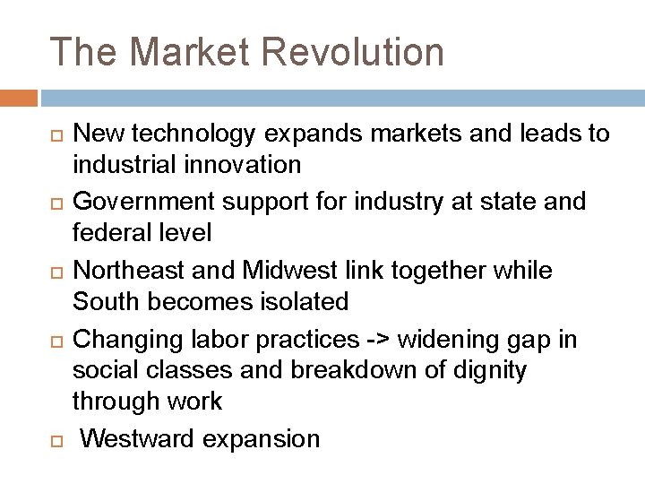 THE BIRTH OF DEMOCRACY The Age of Jackson