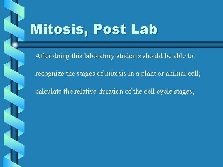 AP Biology Lab Objectives Lab 1 Diffusion and