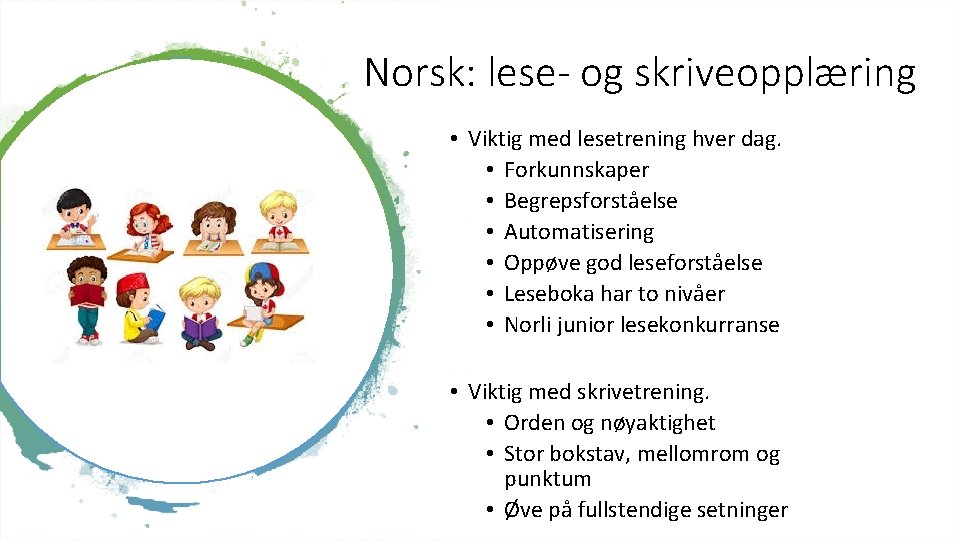 Velkommen til foreldremte for 2 trinn 23 september