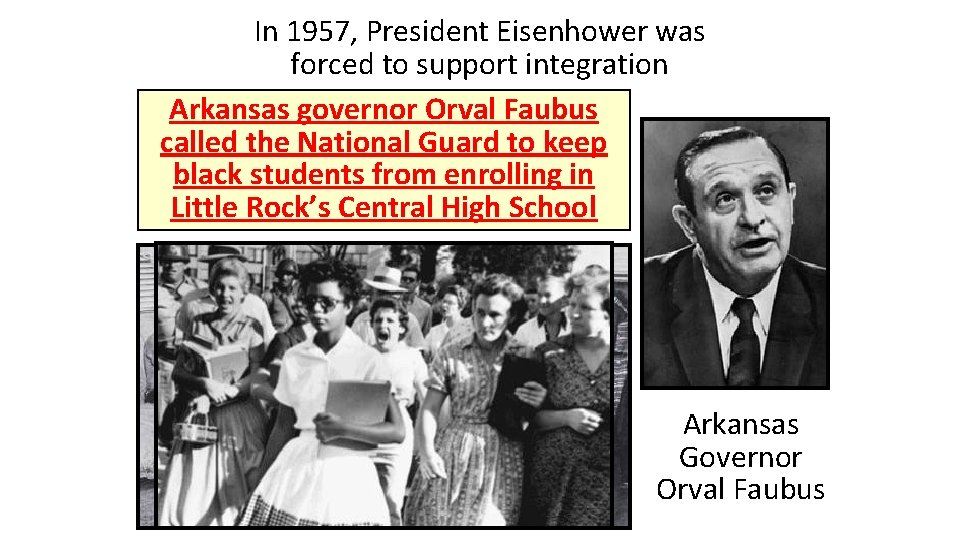 In 1954 the Civil Rights movement began with