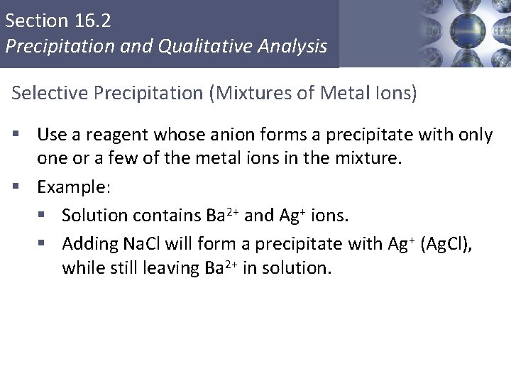 AP Chapter 16 Solubility and Complex Ion Equilibria