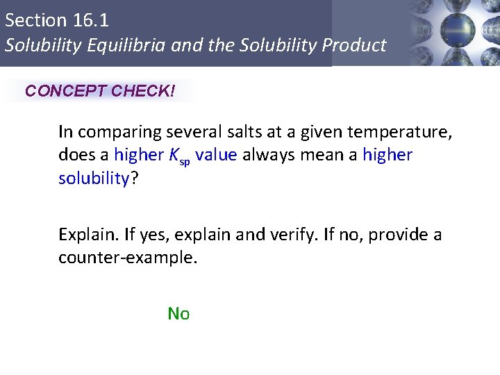 AP Chapter 16 Solubility and Complex Ion Equilibria