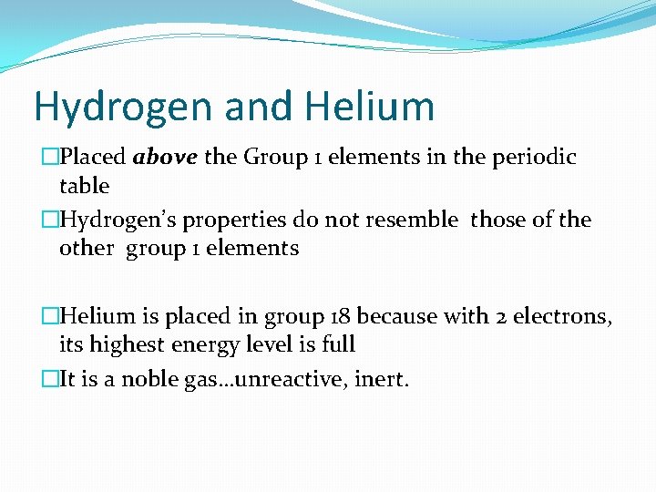 Chapter 5 1 History of the Periodic Table