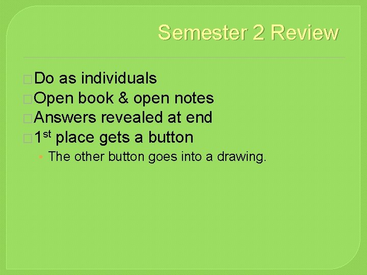 Semester 2 Review Chemistry Chemical Naming Balancing Reactions
