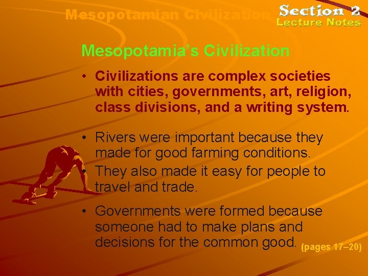 Bell Ringer Where was Mesopotamia Why was the