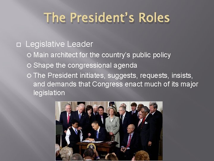 THE PRESIDENCY AND THE EXECUTIVE BRANCH Article II