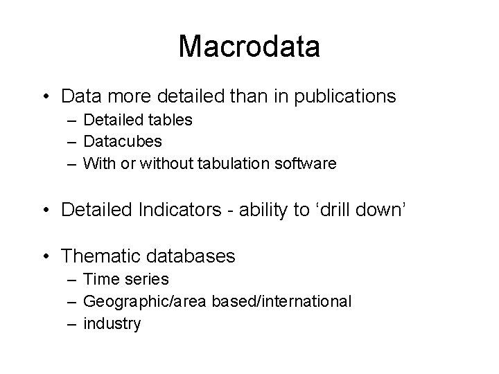Dissemination to support Research Analysis John Cornish Global