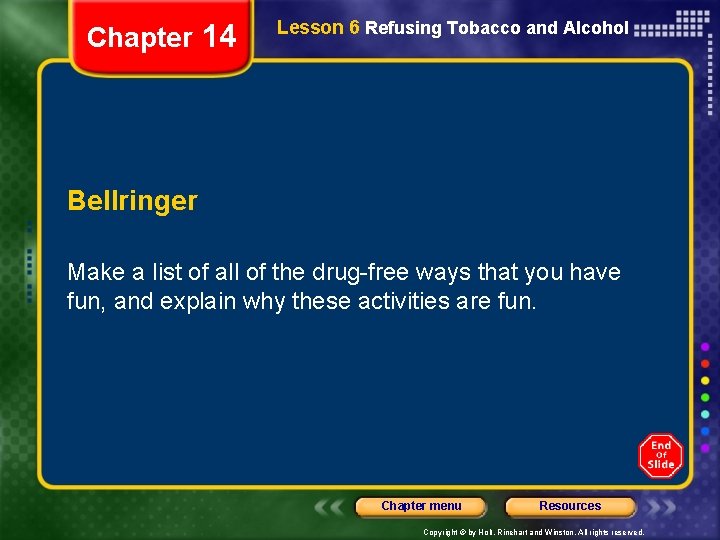Chapter 14 Lesson 5 Feeling Pressure Bellringer Think