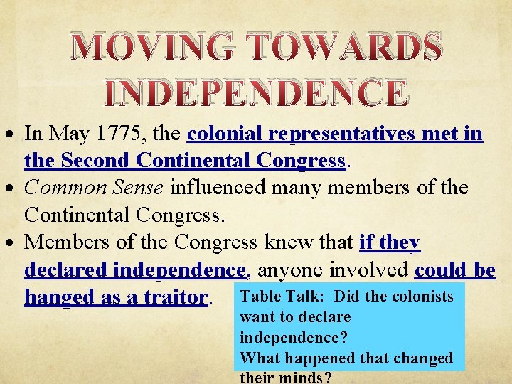 Directions Grab the ONE sheet of paper off