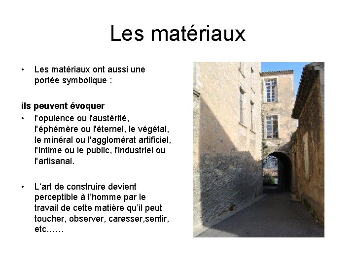 Chapitre 6 couleur lumire ambiance La texture et