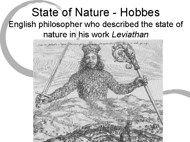 91610 BR Who described the state of nature