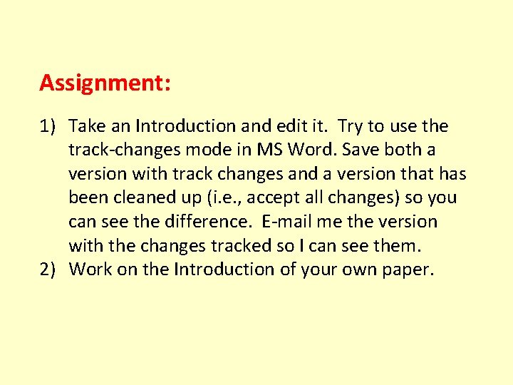 The Key to the Introduction Goals Objectives and