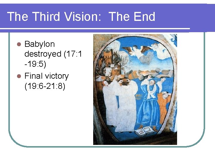 Revelation An overview Robert C Newman Outline of