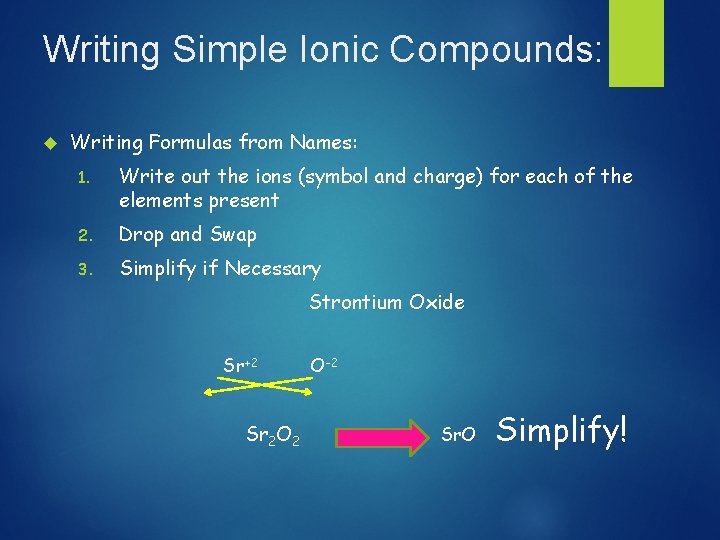 WHAT ARE IONIC BONDS WRITING COMPOUNDS NAMING IONIC