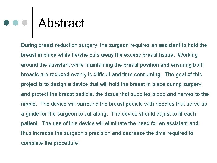 Breast Pedicle Protector Kuya Takami Joseph Yuen Nathan